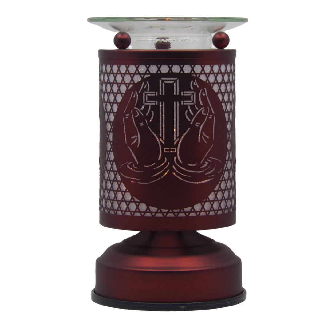Copper Prayer Hands Electric Fragrance Oil Wax Warmer Diffuser